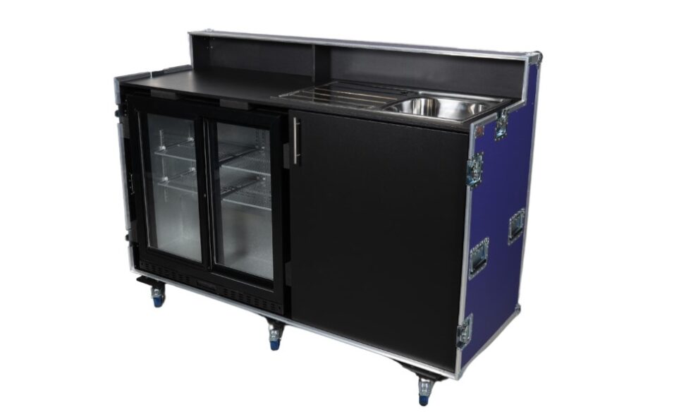 Mobile Bar Flightcase für kühle Getränke beim nächsten Event
